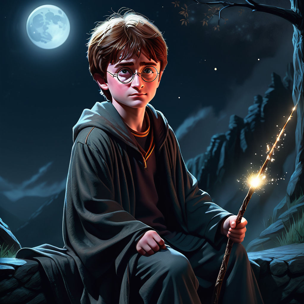 Little Harry Potter - AI Generated Artwork - NightCafe Creator