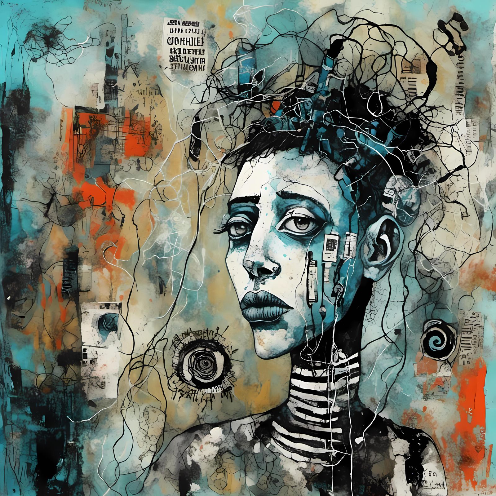 Network Interruption - AI Generated Artwork - NightCafe Creator