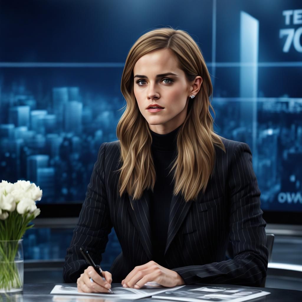 Emma Watson realistic - AI Generated Artwork - NightCafe Creator
