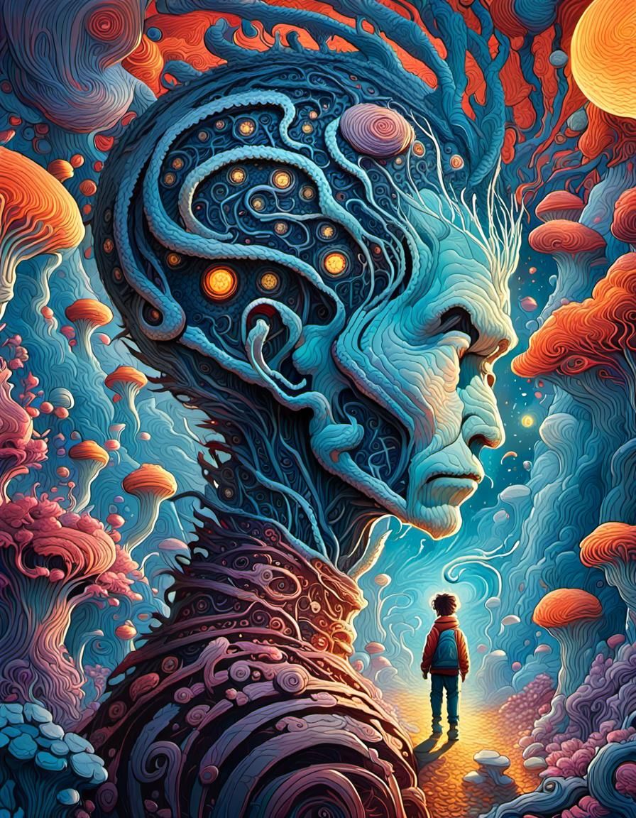 Strange nephilim 👽 portrait by Dr Seuss: Japanese Art: James Jean: Erin ...