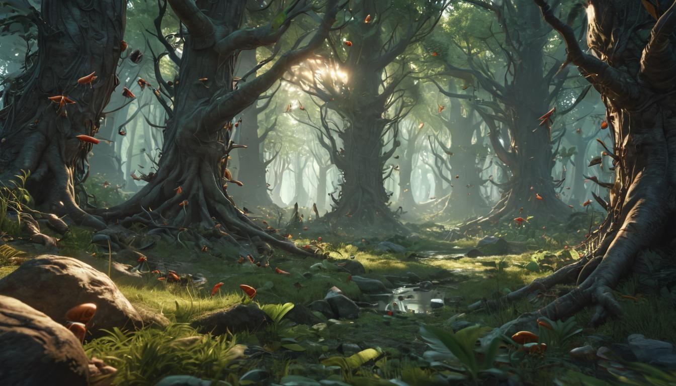 Forest - AI Generated Artwork - NightCafe Creator