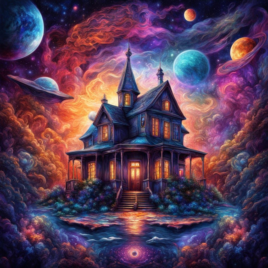 A House in an Interdimensional Space