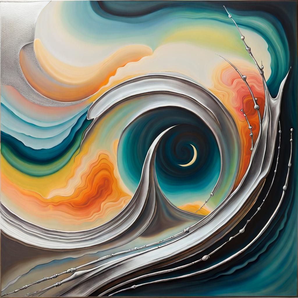 Abstract Quarter - AI Generated Artwork - NightCafe Creator