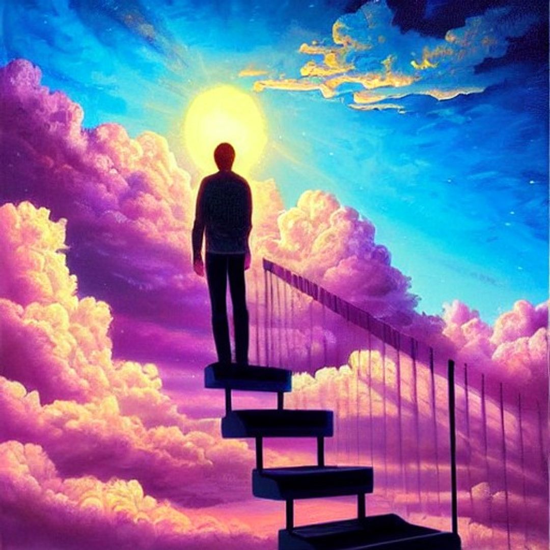 Stairway to heaven #5 - AI Generated Artwork - NightCafe Creator