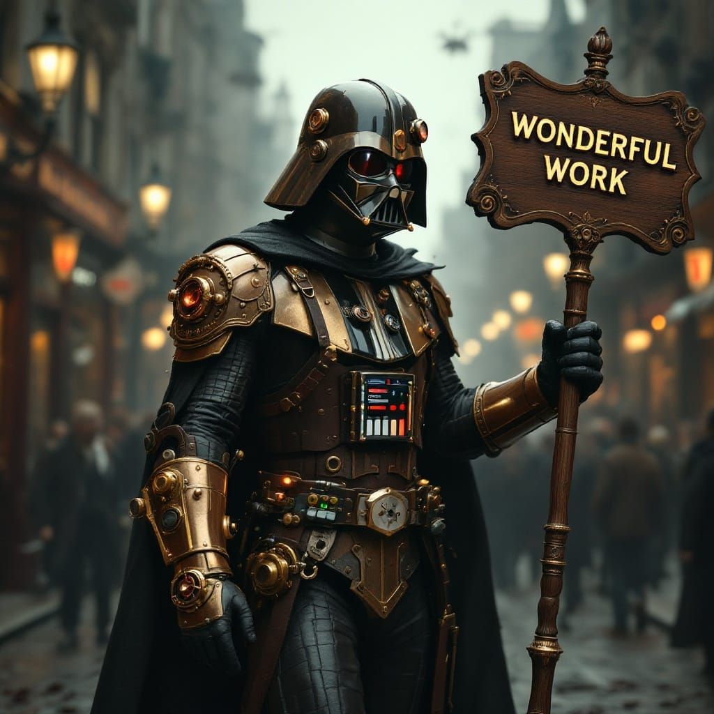 Wonderful Work - Steampunk Darth Vader