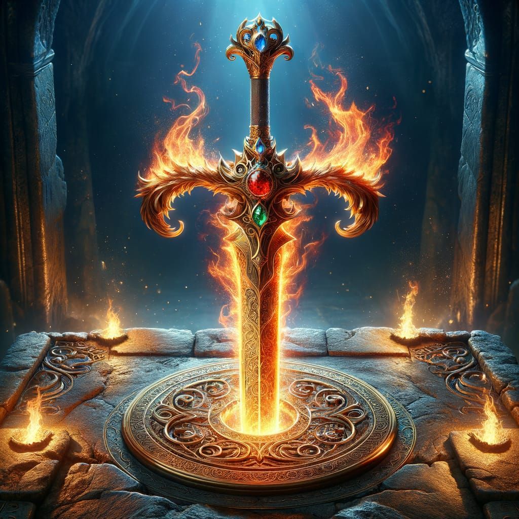 Elemental Sword of Fire - Elemental Sword of Fire