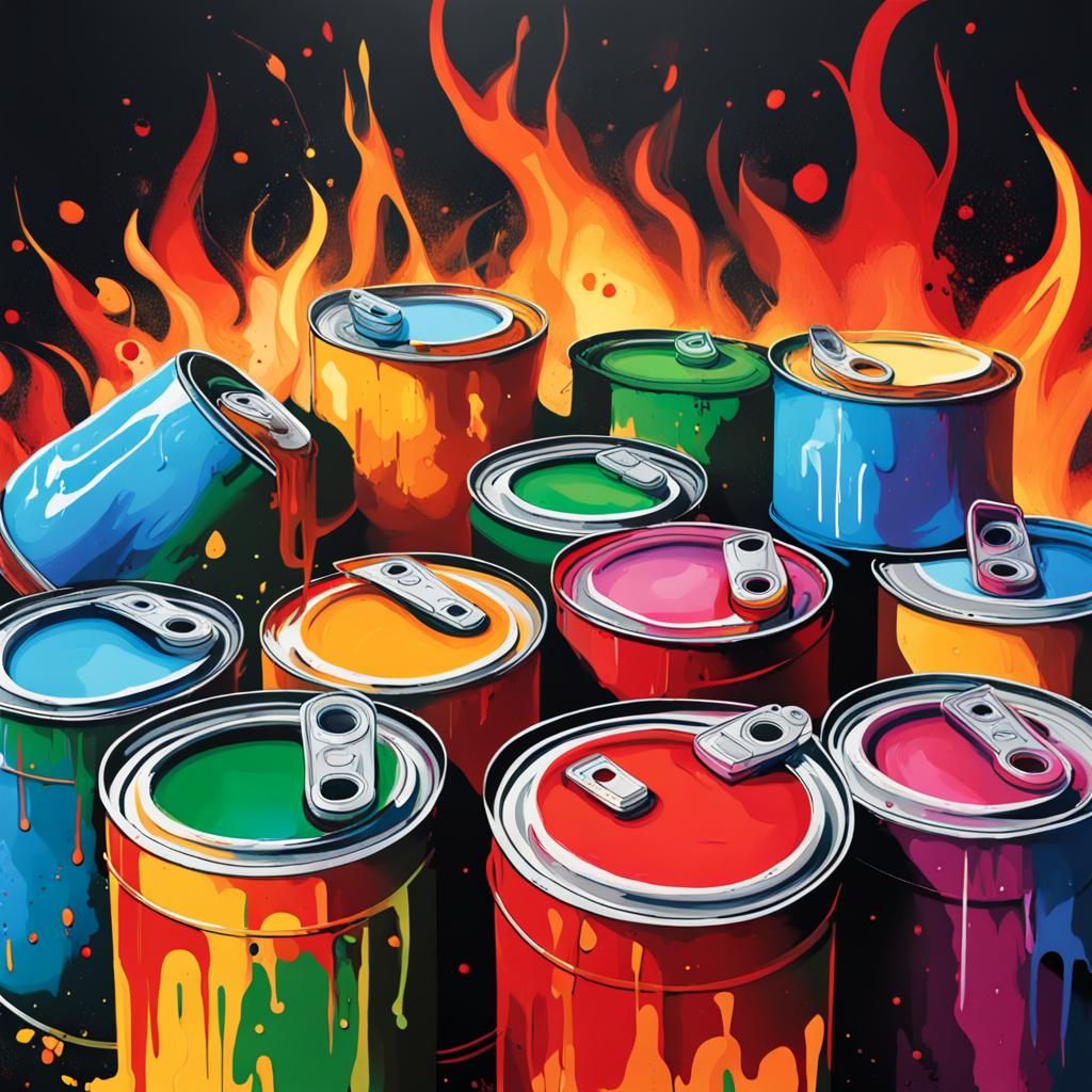 Liar Liar Paints on Fire - AI Generated Artwork - NightCafe Creator