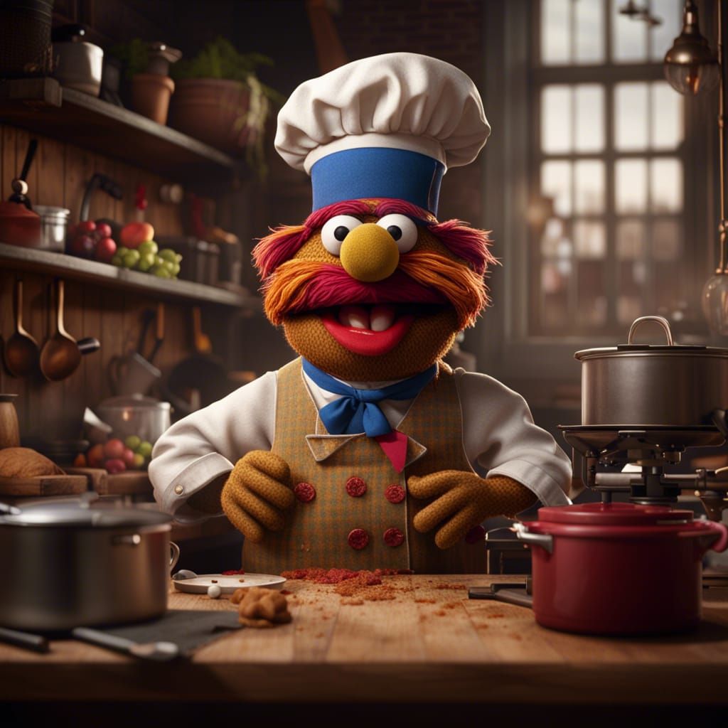 Muppet Swedish chef - AI Generated Artwork - NightCafe Creator