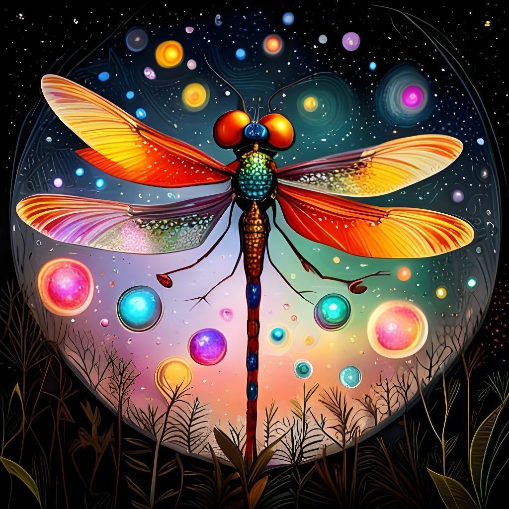 Dragonfly 3 - AI Generated Artwork - NightCafe Creator