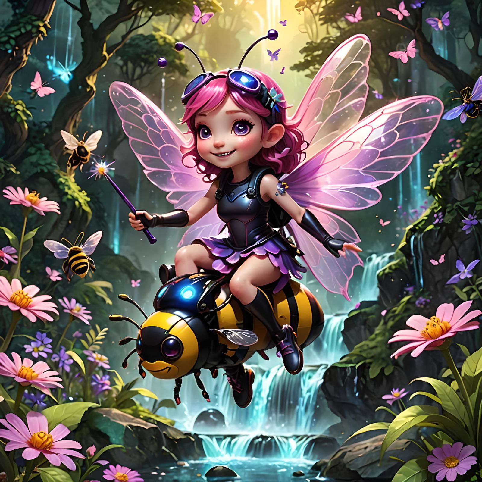 Fairy Life - Uber Edition - AI Generated Artwork - NightCafe Creator