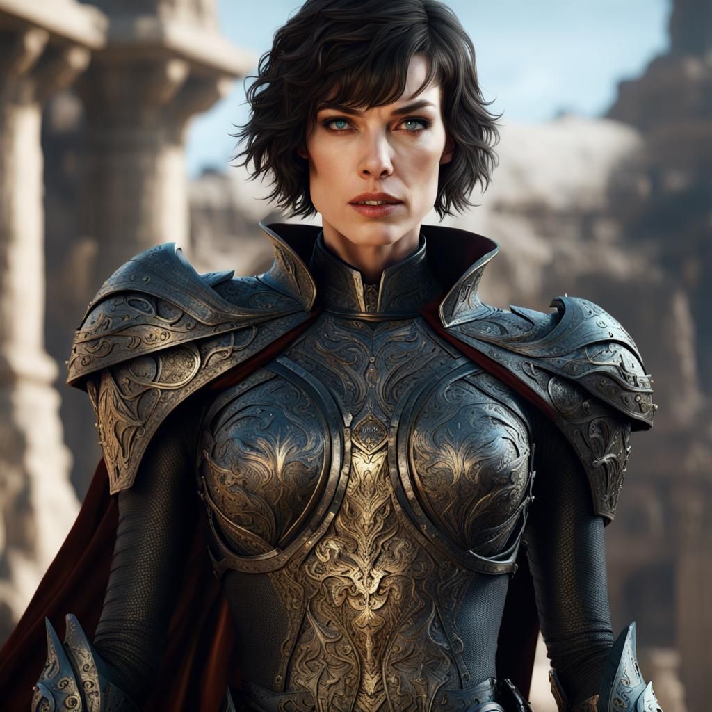 Milla Jovovich as DC's Faora - AI Generated Artwork - NightCafe Creator