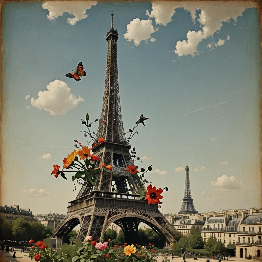 Giant Butterflies in Paris - AI Generated Artwork - NightCafe Creator