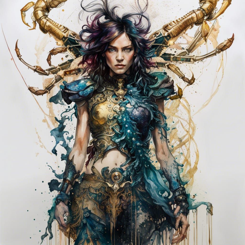 Scorpio Queen - AI Generated Artwork - NightCafe Creator