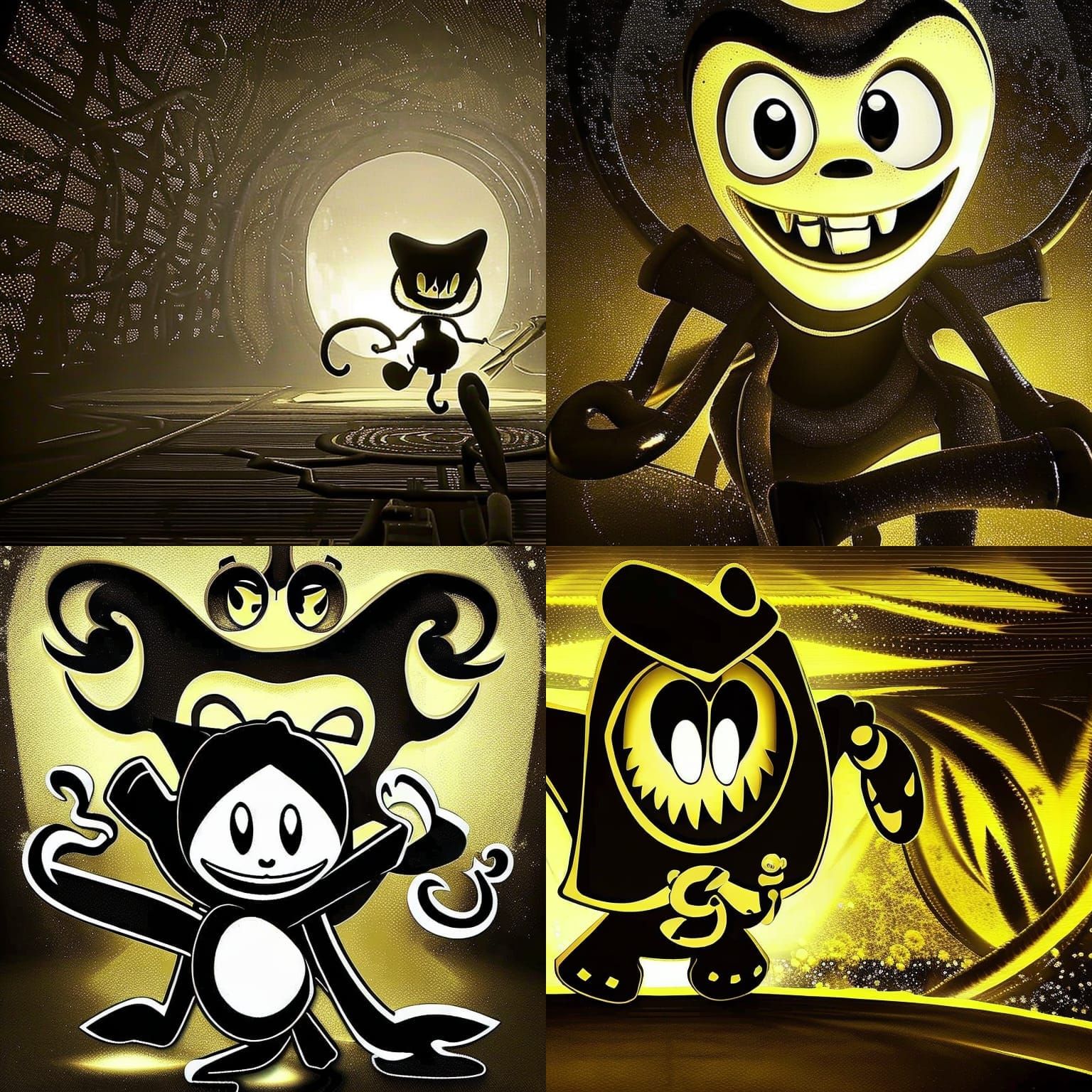 Bendy and the Ink Machine - AI Generated Artwork - NightCafe Creator