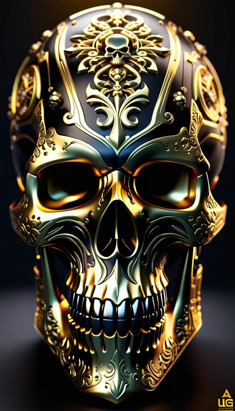 Skull - AI Generated Artwork - NightCafe Creator