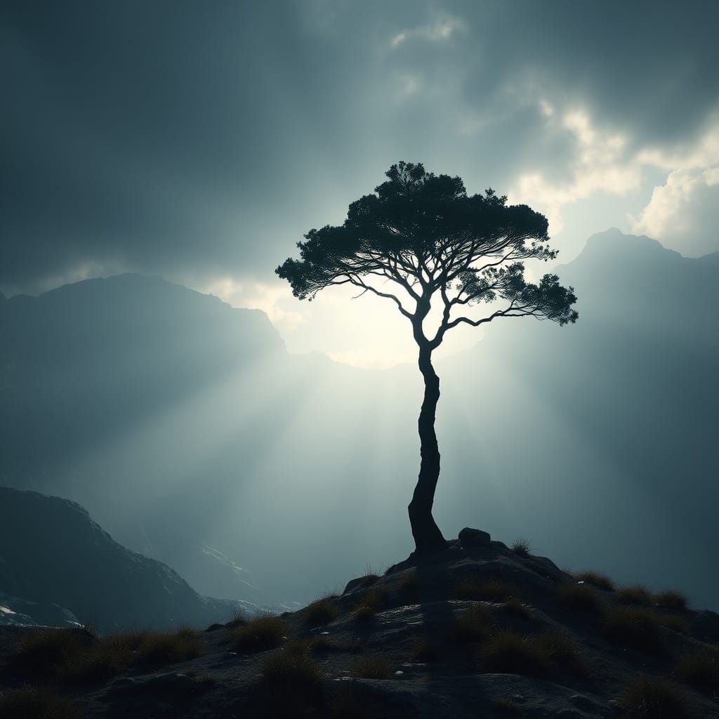 big shadow of small tree - Heroic Small Tree Casts Ominous 3...