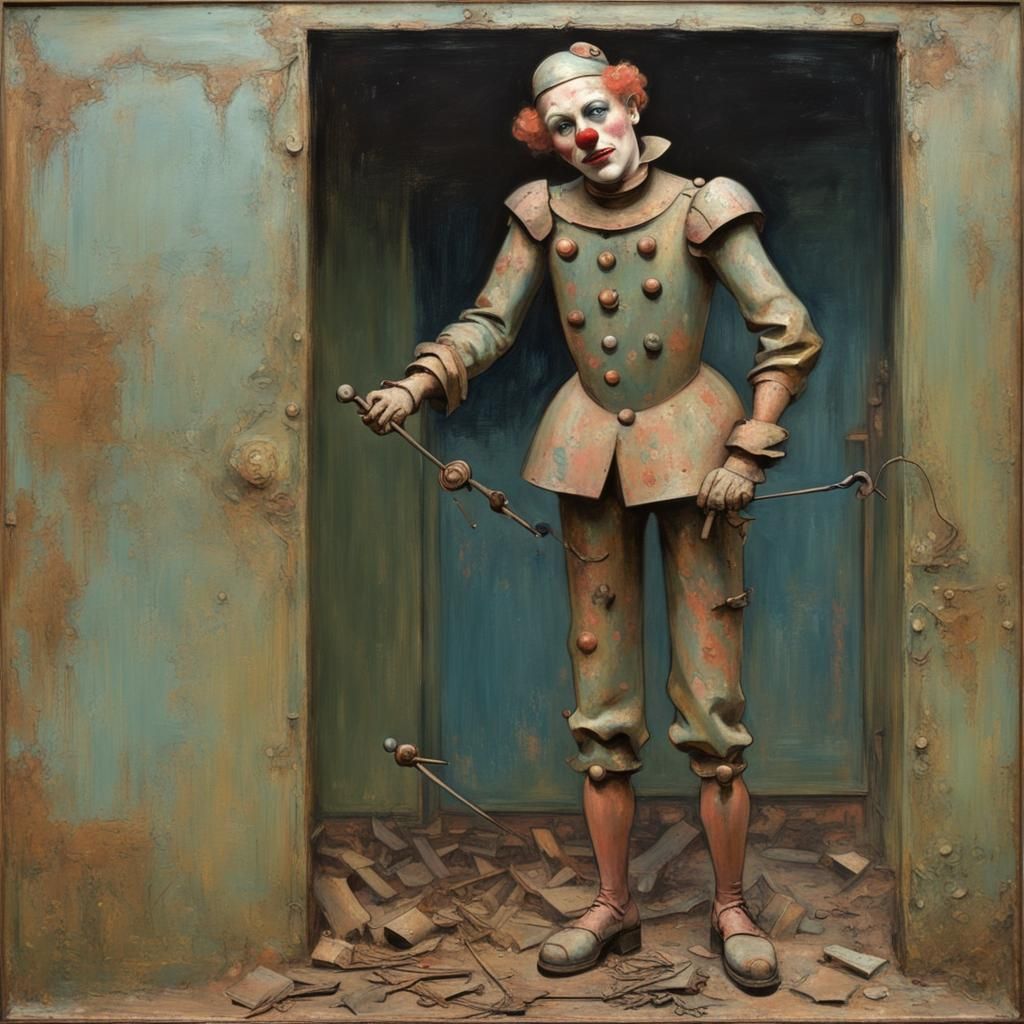 Clown K - 24 - AI Generated Artwork - NightCafe Creator