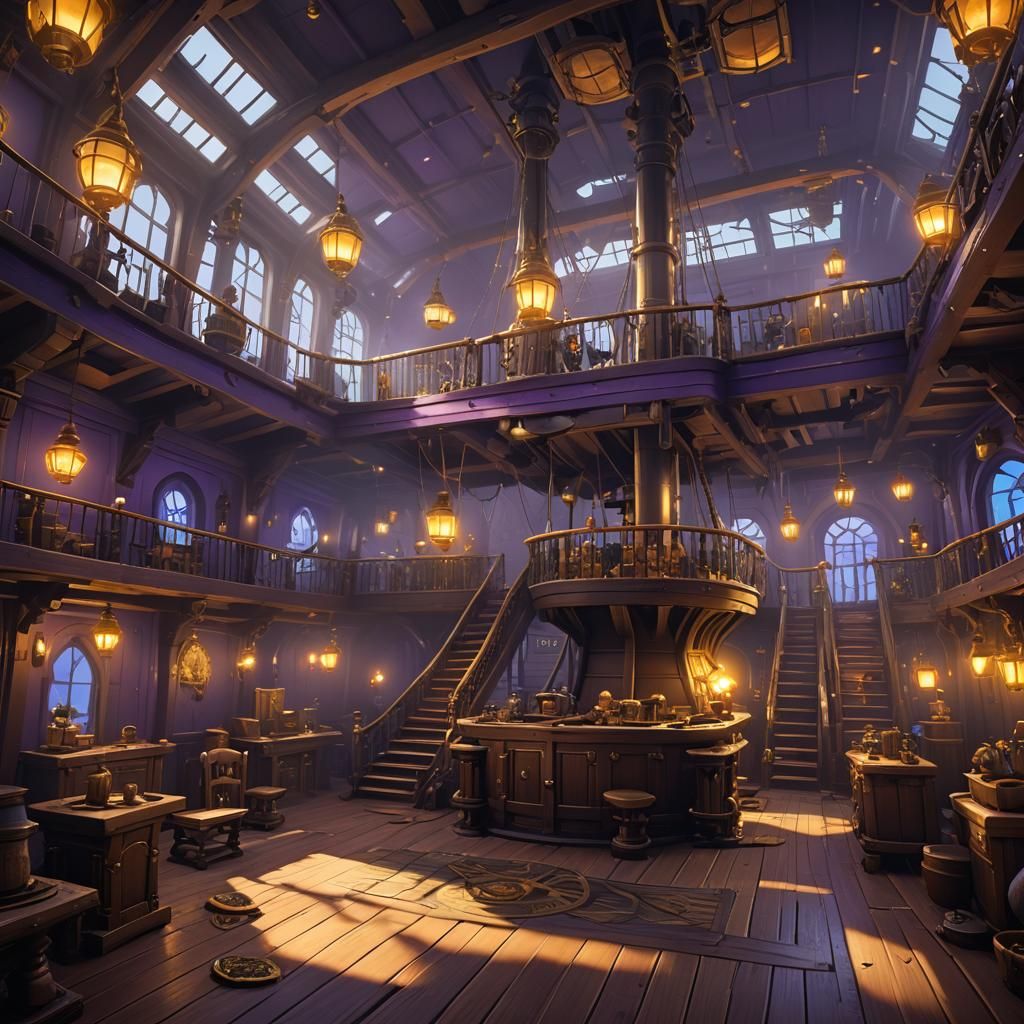 Ship tavern - AI Generated Artwork - NightCafe Creator