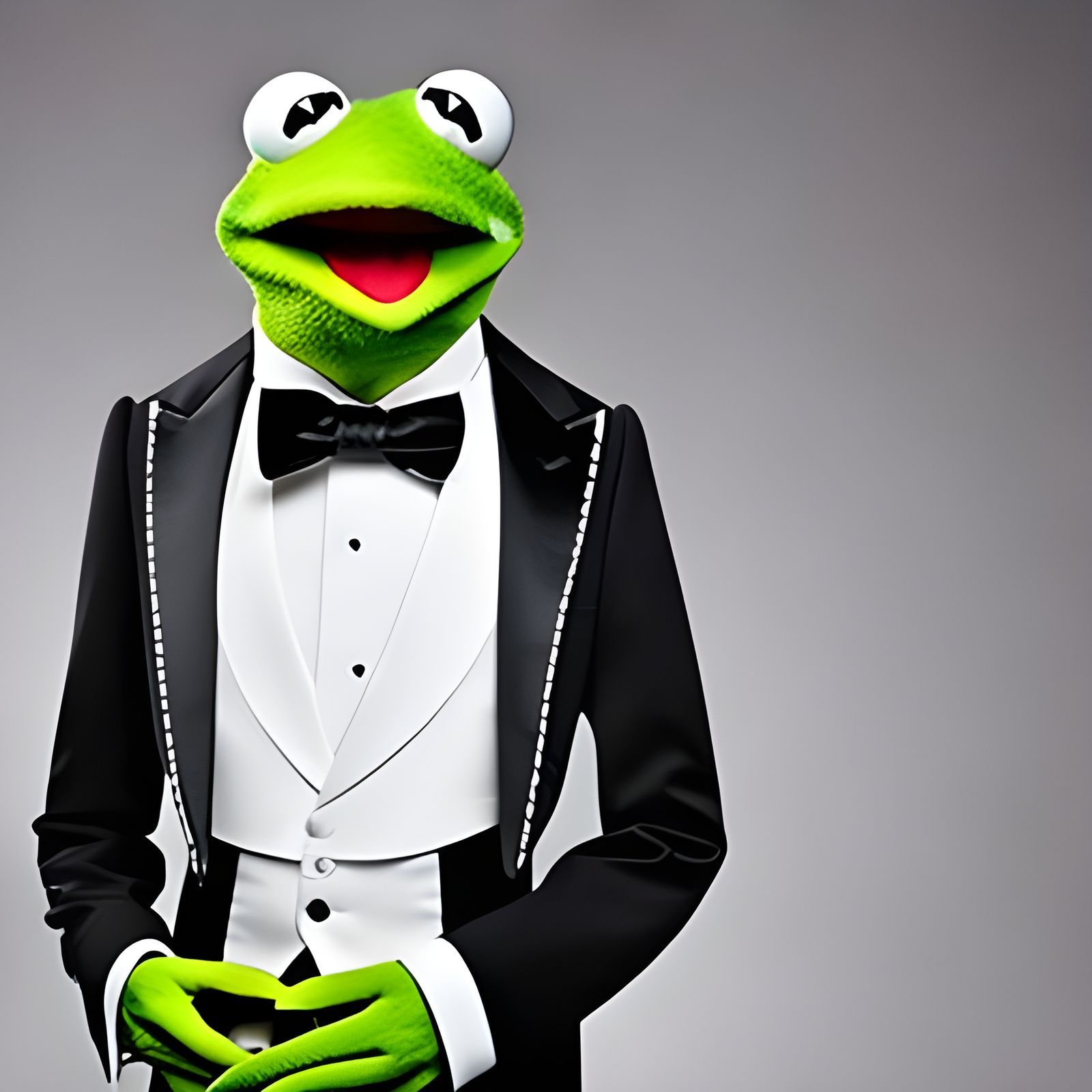 Dapper Kermit - AI Generated Artwork - NightCafe Creator