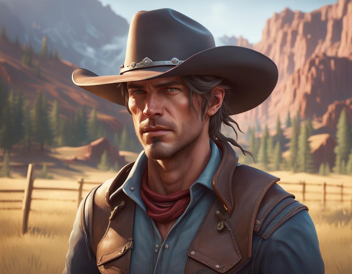 Cowboy ranch - AI Generated Artwork - NightCafe Creator