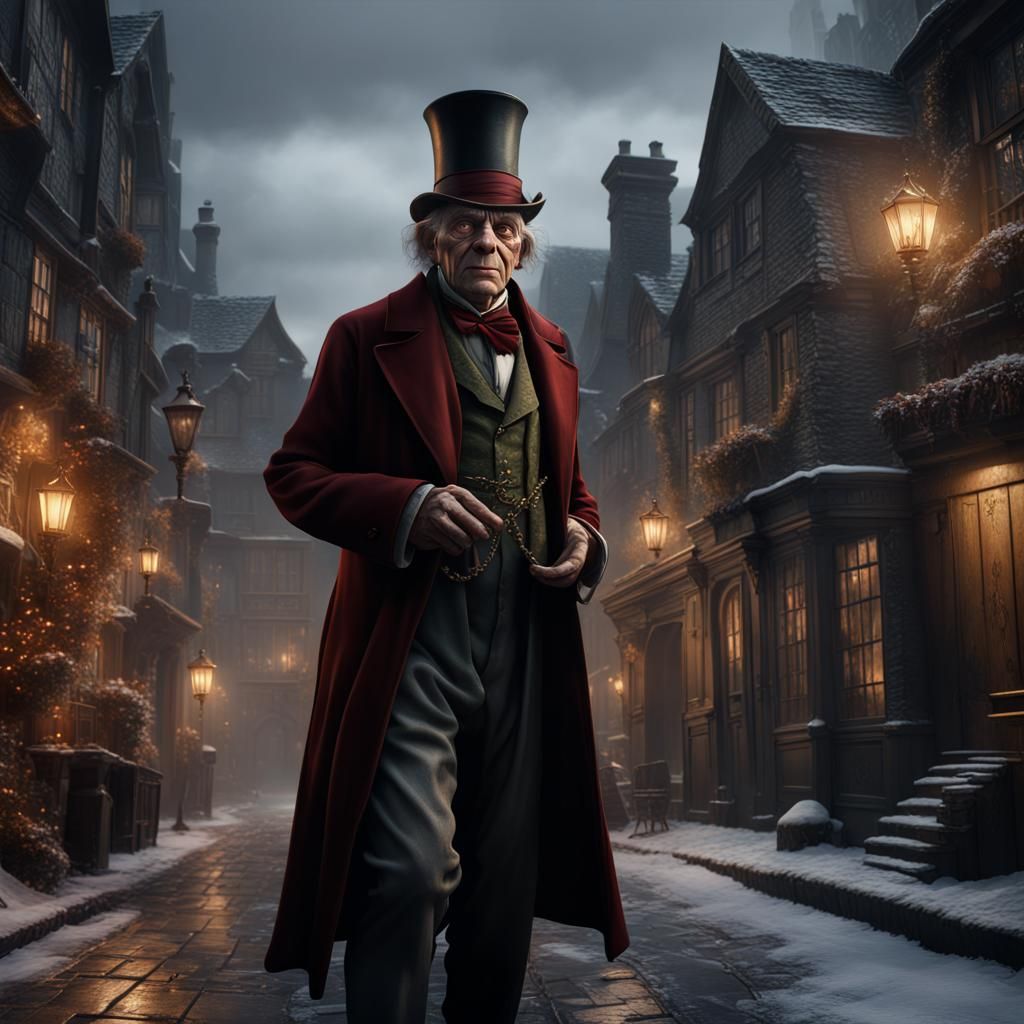 Ebenezer Scrooge - AI Generated Artwork - NightCafe Creator