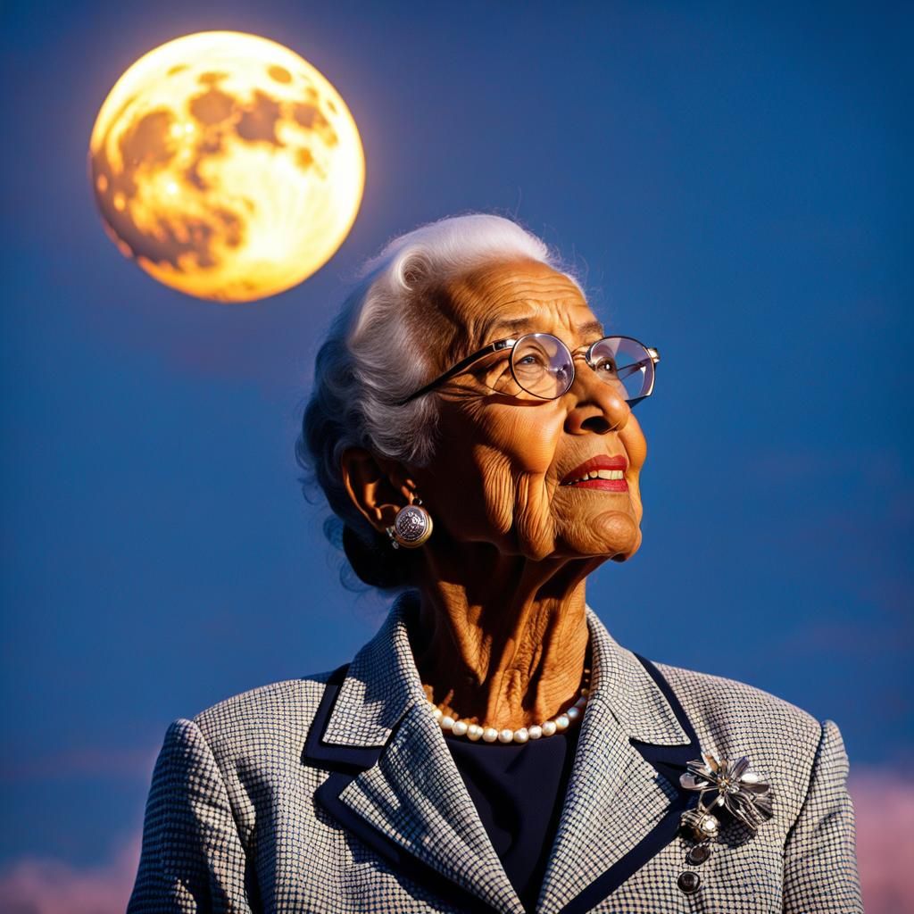 Katherine Johnson - AI Generated Artwork - NightCafe Creator