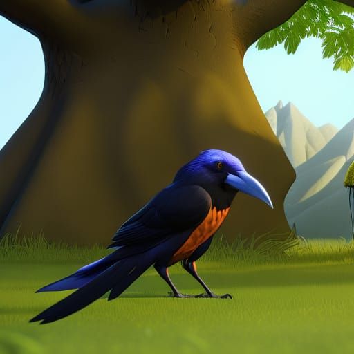 crow - AI Generated Artwork - NightCafe Creator