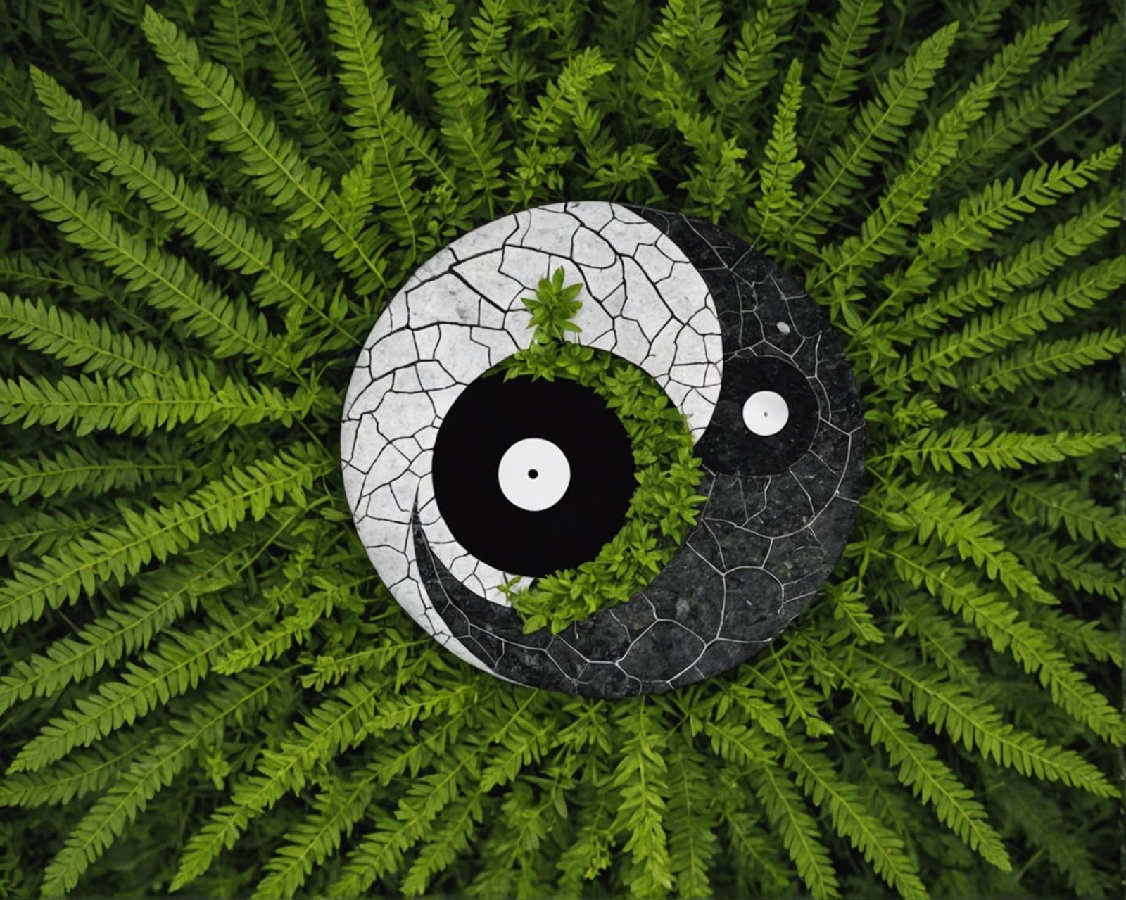 yin and yang nature collision - AI Generated Artwork - NightCafe Creator