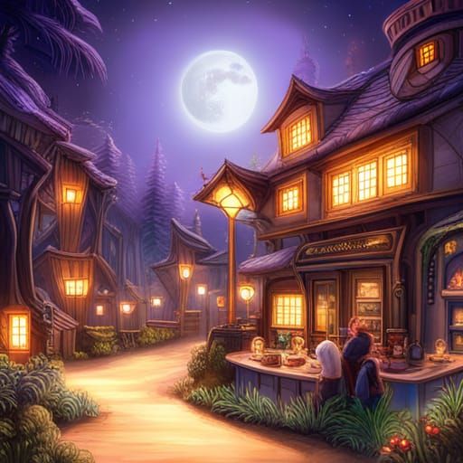 Fae Café - AI Generated Artwork - NightCafe Creator