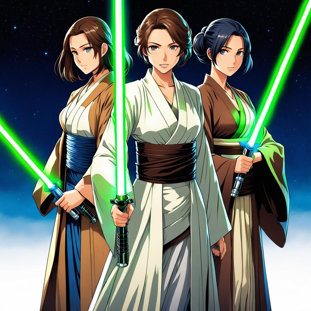 Jedi Knights - AI Generated Artwork - NightCafe Creator
