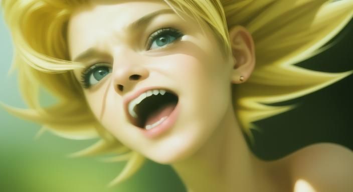 Realistic and Beautiful Super Saiyan Caulifla - AI Generated Artwork ...