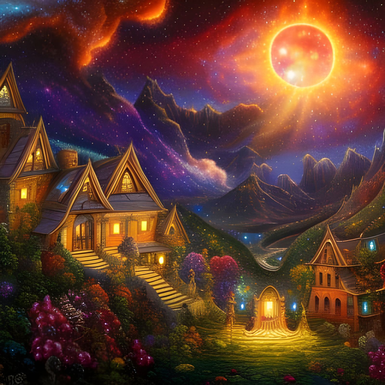 Red Dwarf Sun - AI Generated Artwork - NightCafe Creator