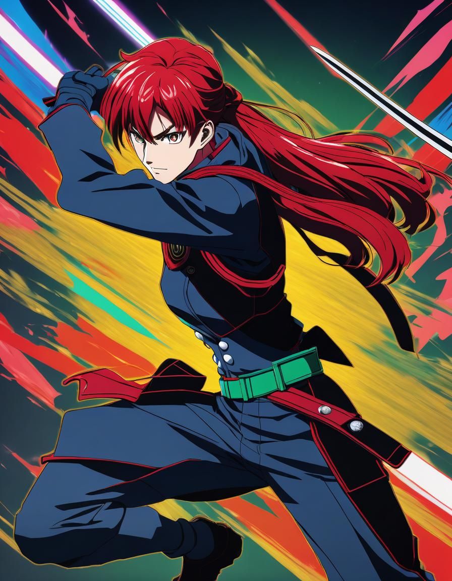 Jean Red, alternate Manga Warrior - AI Generated Artwork - NightCafe ...