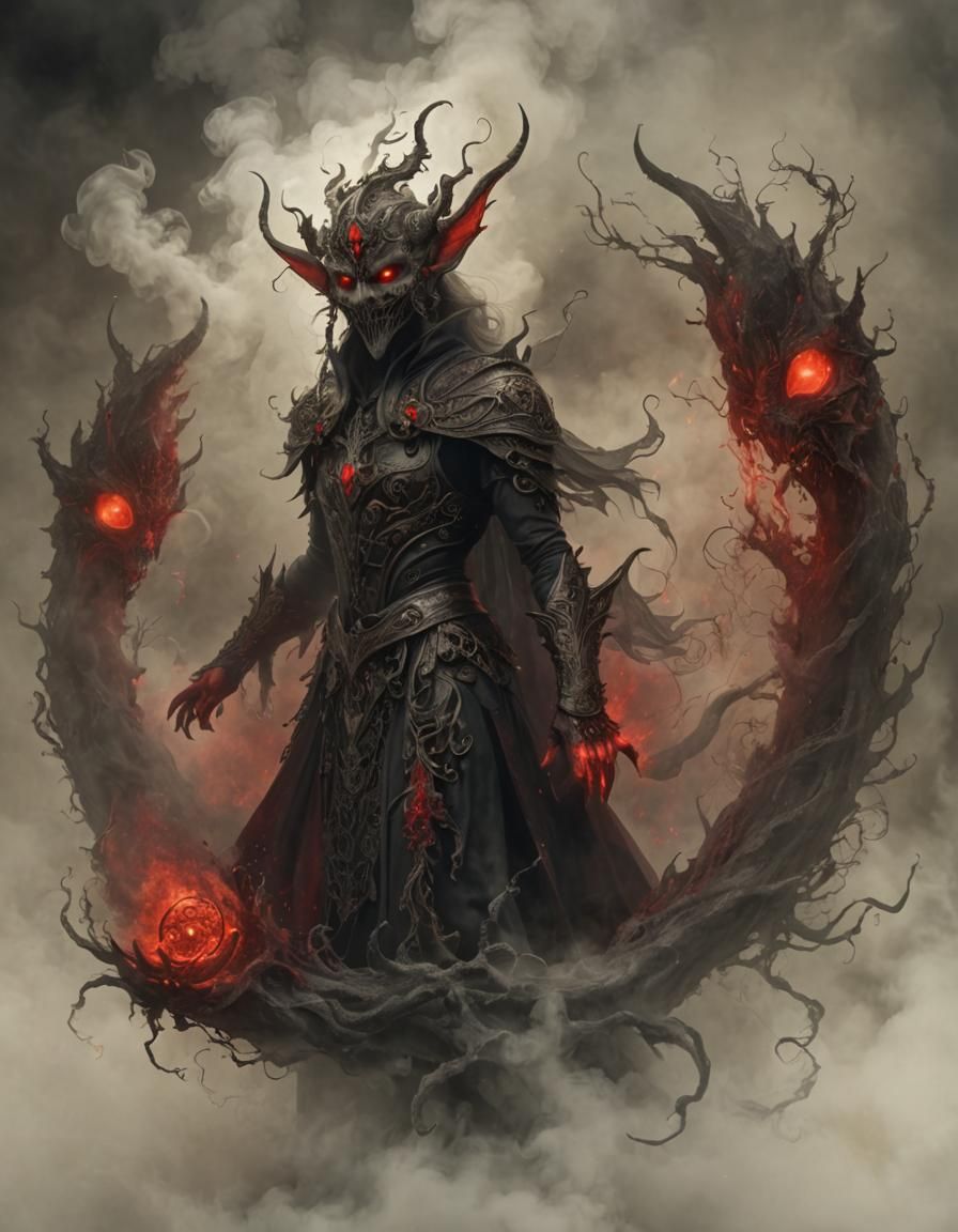 Smoke Demon 3 - AI Generated Artwork - NightCafe Creator