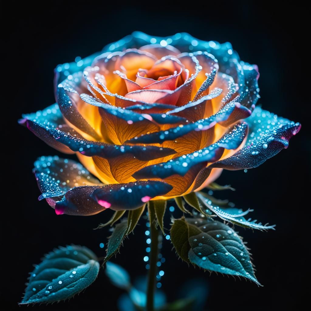 Petals of magic Rose - AI Generated Artwork - NightCafe Creator
