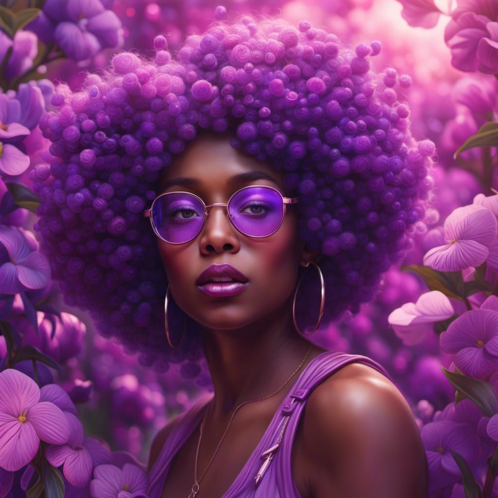 Personification of the color purple - AI Generated Artwork - NightCafe ...