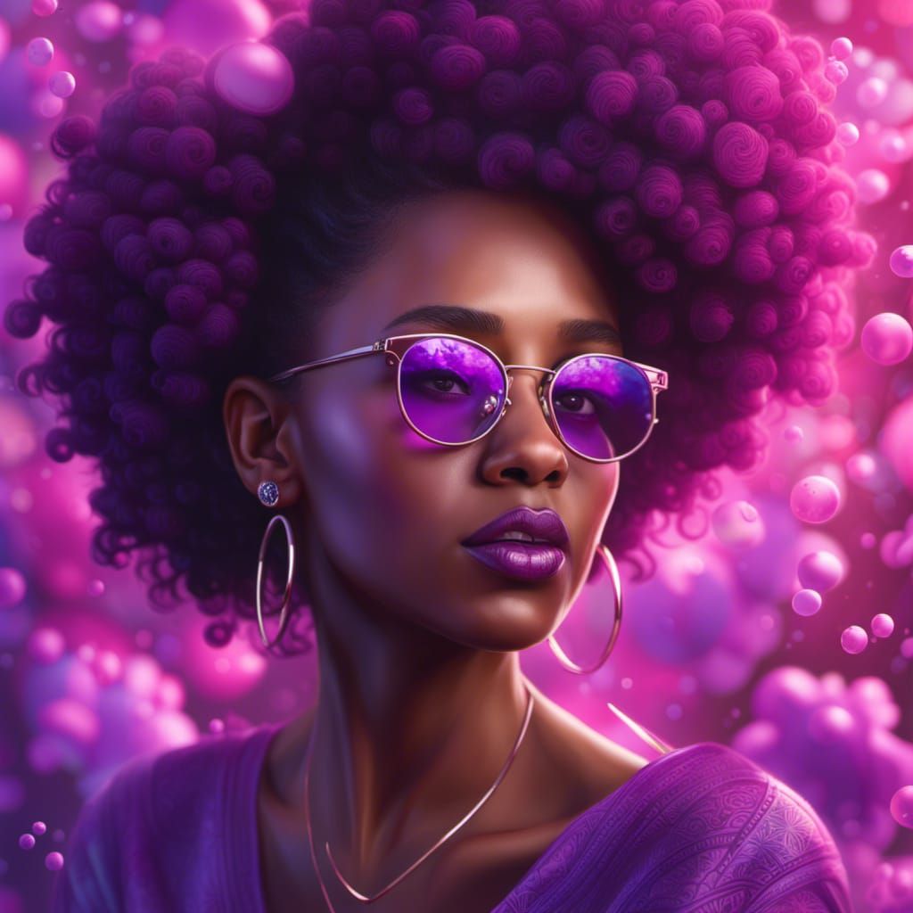Personification of the color purple - AI Generated Artwork - NightCafe ...