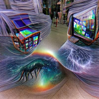 Rift in Reality - AI Generated Artwork - NightCafe Creator