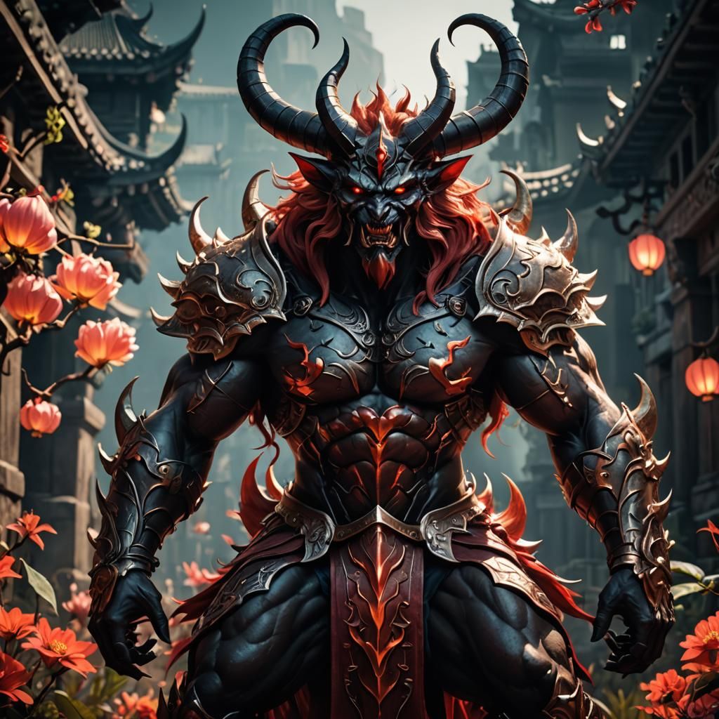 God of Demons (ReShade prompt) - AI Generated Artwork - NightCafe Creator