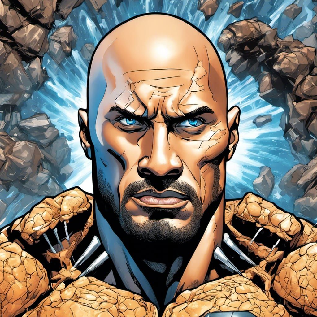The Thing, The Rock! - AI Generated Artwork - NightCafe Creator