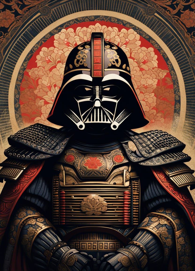 Samurai Vader #27 - AI Generated Artwork - NightCafe Creator