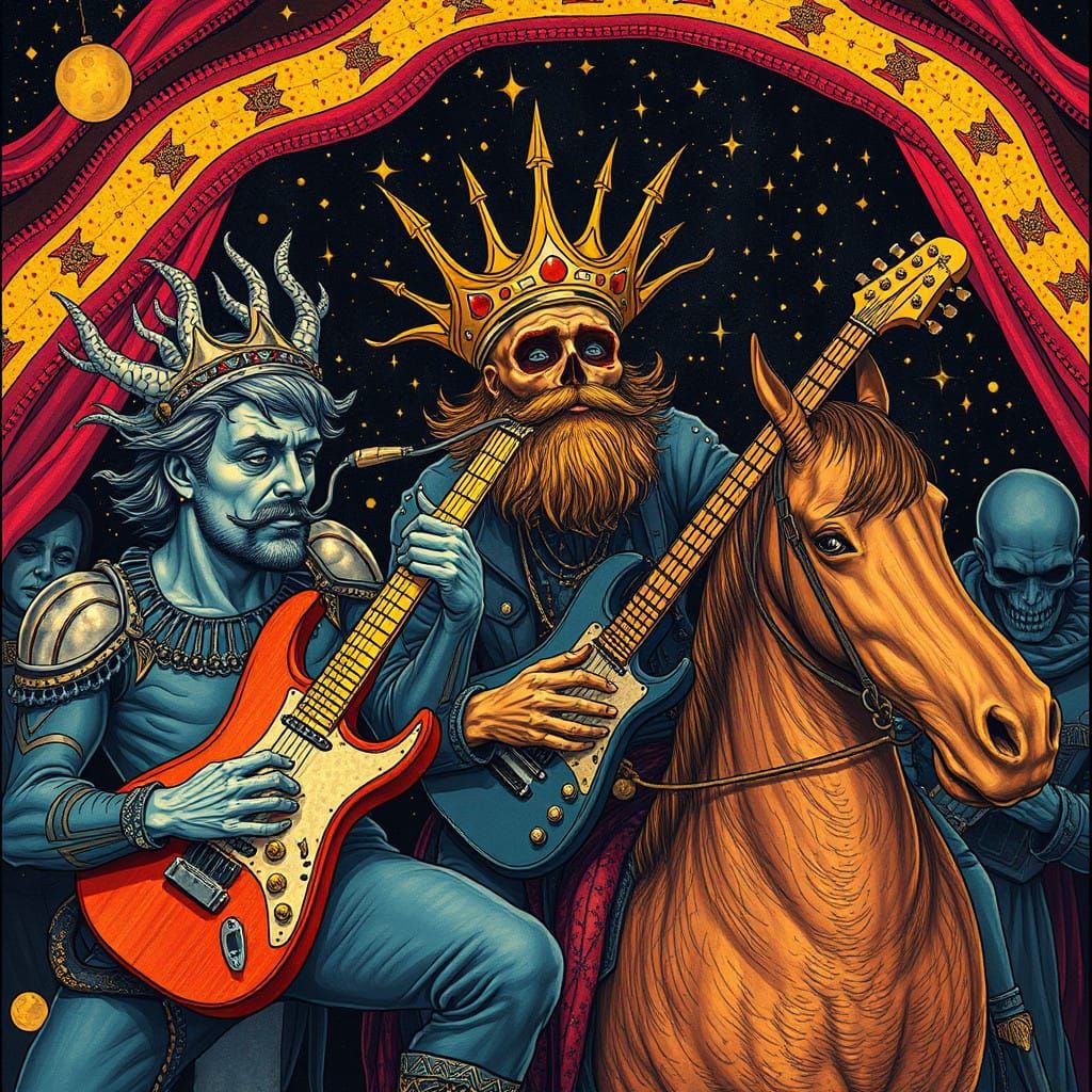 Psychedelic Jazz Album Art - Psychedelic Jazz Album Art