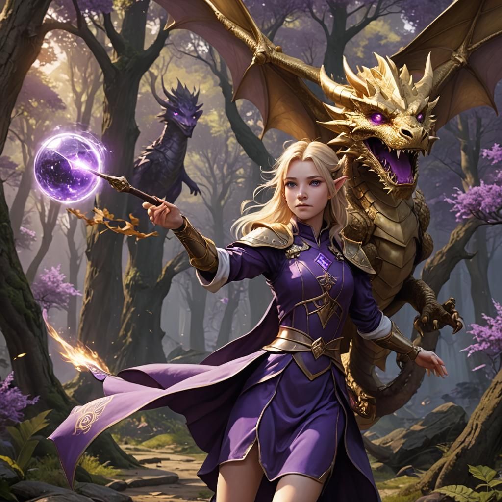 Dragonborn Wizard - AI Generated Artwork - NightCafe Creator