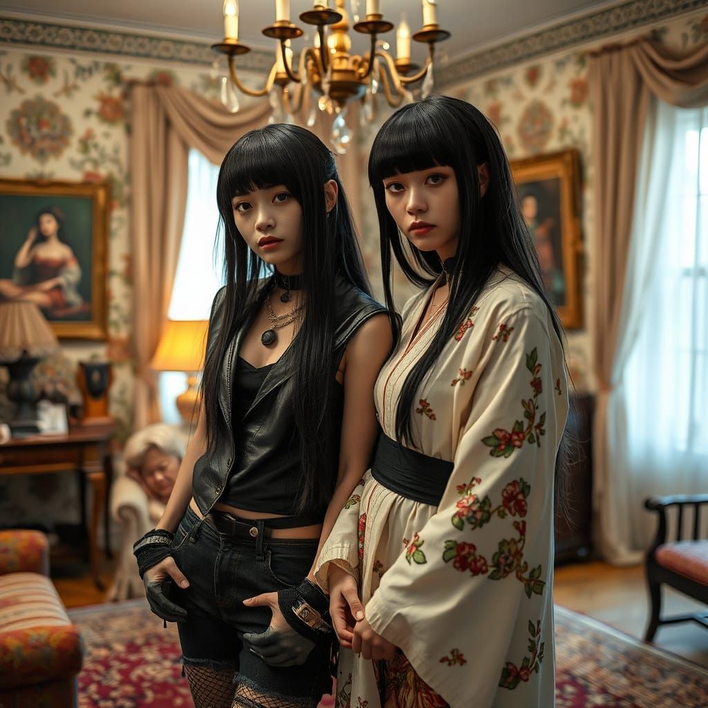 Emo Girl and her Girlfriend - Emo Girl and her Girlfriend