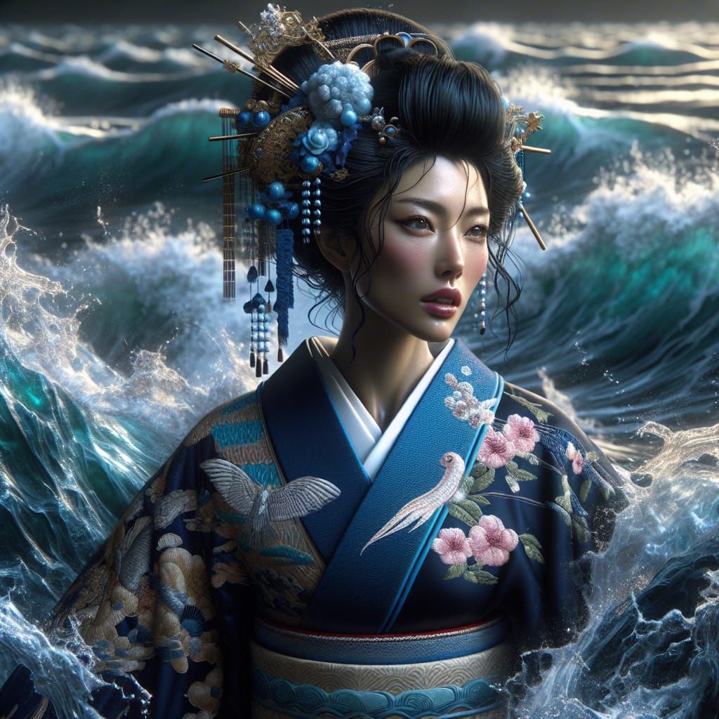 Tamayorihime, a Japanese Sea Goddess :)