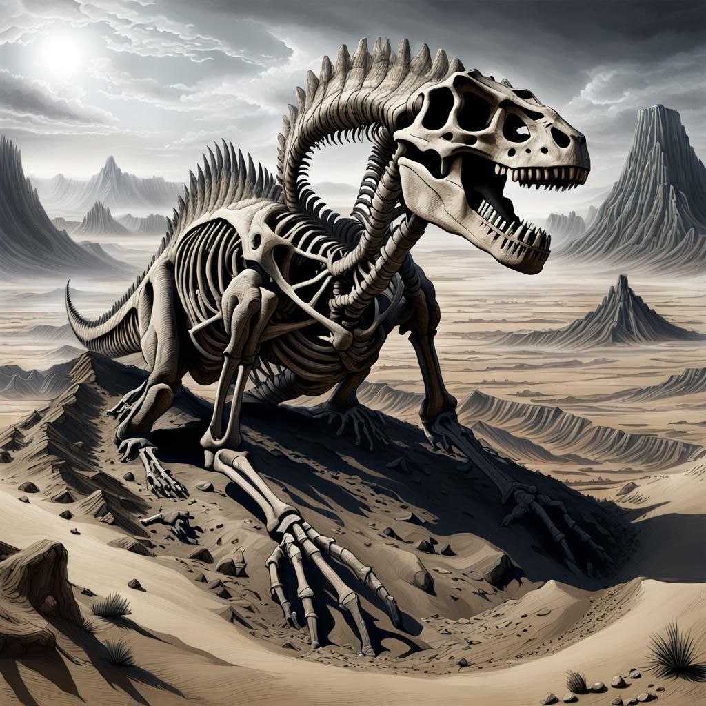 Prehistoric Monster - AI Generated Artwork - NightCafe Creator