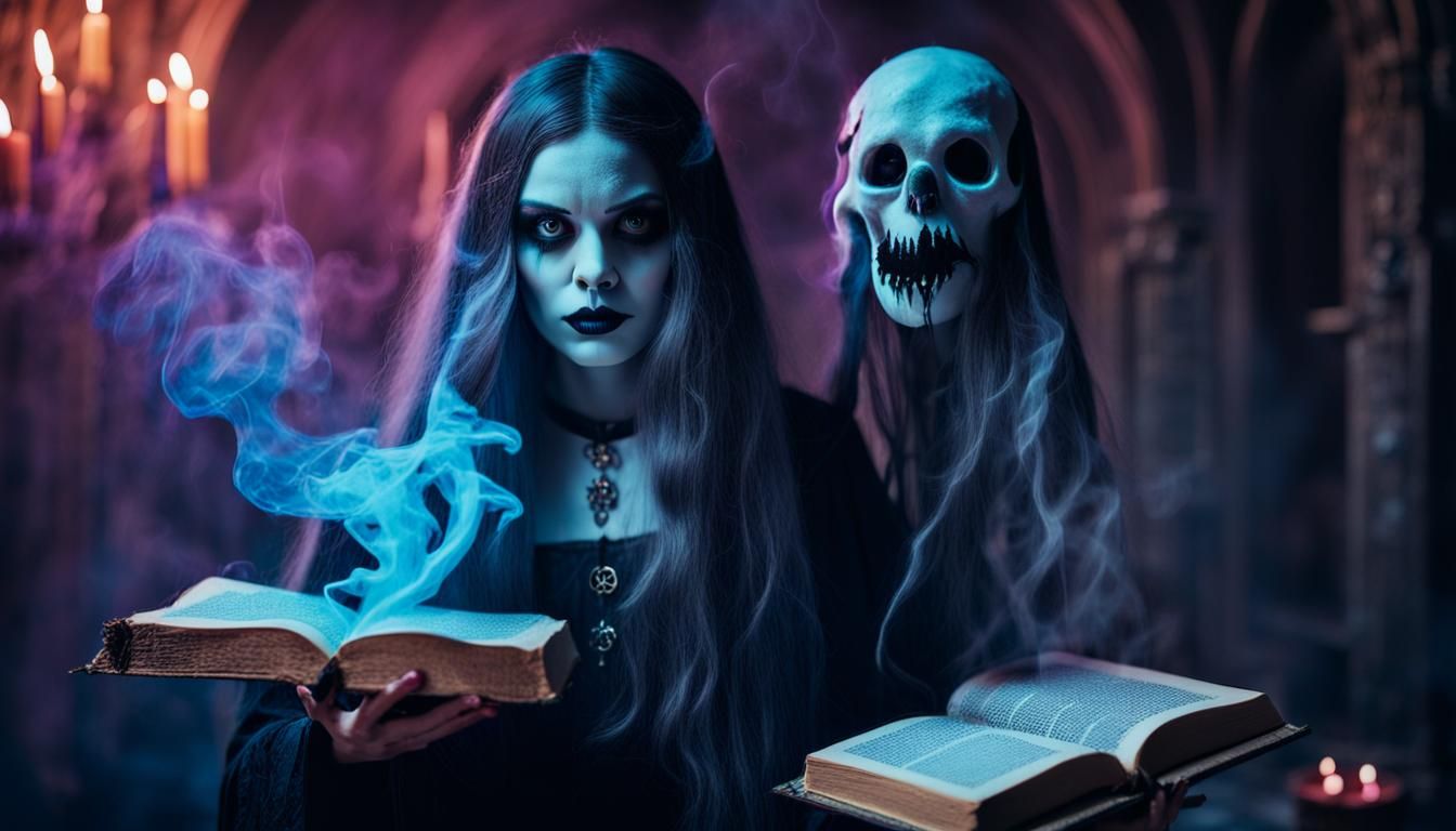 summoning ghosts - AI Generated Artwork - NightCafe Creator