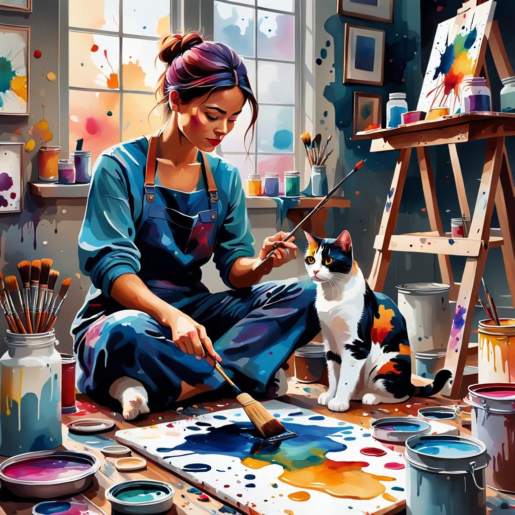 Artist inventor at work - Artist inventor at work