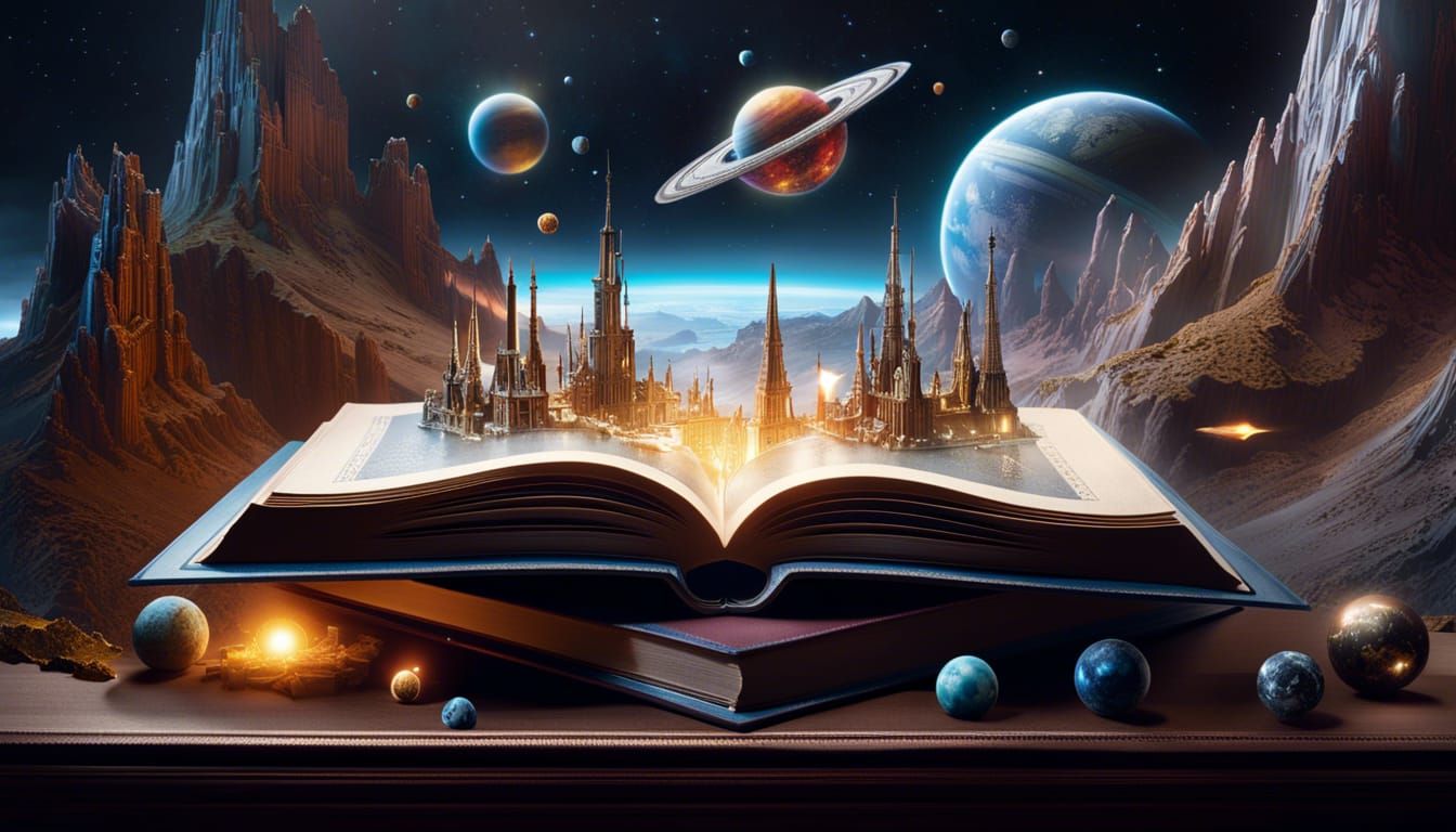 Fantasy Novels! - AI Generated Artwork - NightCafe Creator