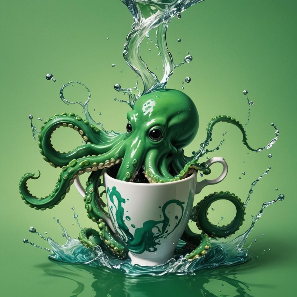 Cute octo - AI Generated Artwork - NightCafe Creator